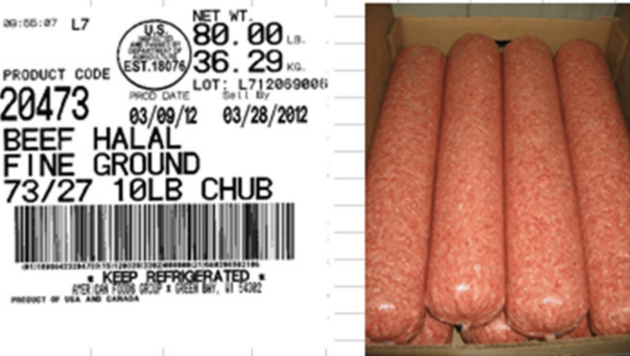 60,000 Pounds of Ground Beef Recalled for E. Coli Risk